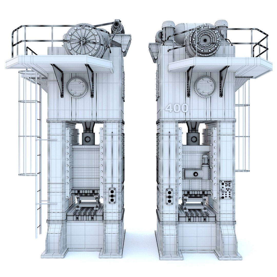 3D Industrial Mechanical Press-stamping Machine Tool KB9536 ...
