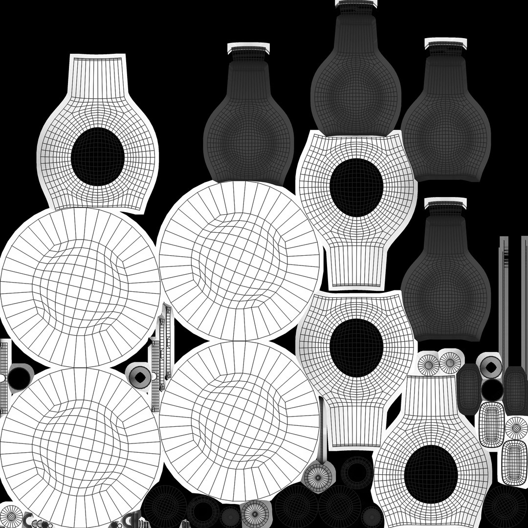 3D Sauce Bottles - TurboSquid 2338277