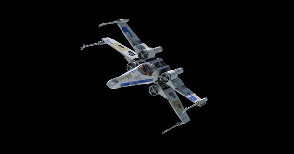 Rz-2 a-wing 3D model - TurboSquid 1547439