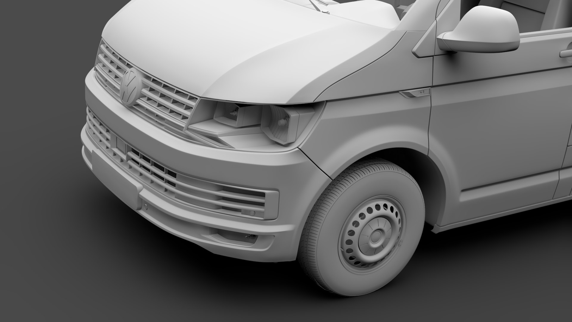 Volkswagen Transporter Van 3D Model - TurboSquid 1197794
