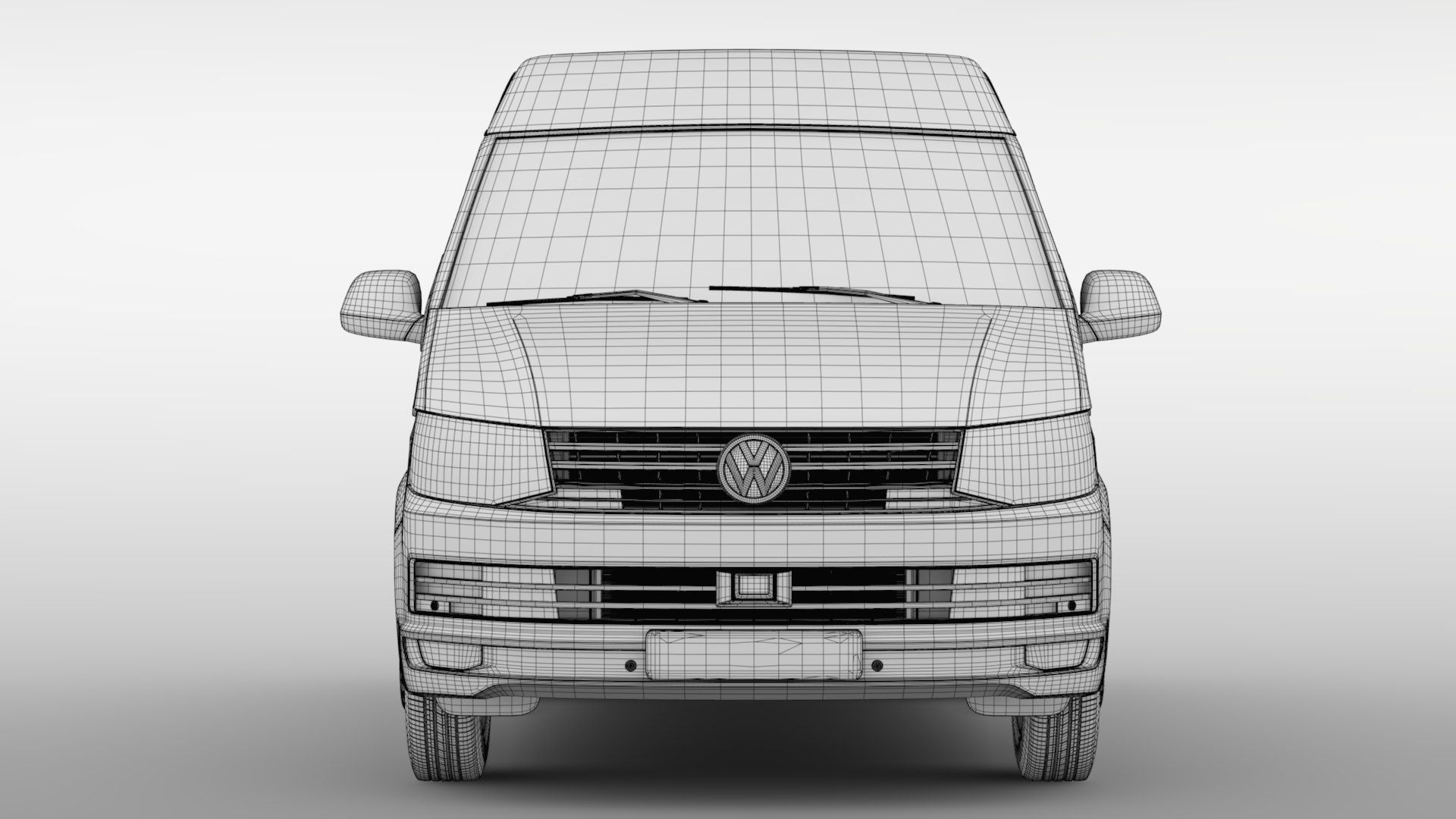 Volkswagen Transporter Van 3D Model - TurboSquid 1197794