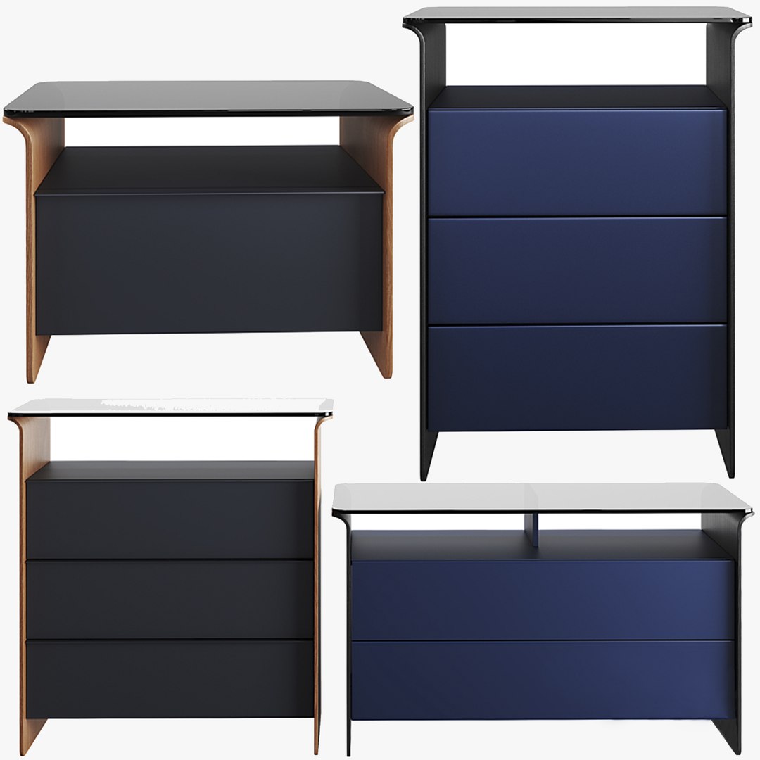 3D Model Pianca Nota Dresser - TurboSquid 1954331