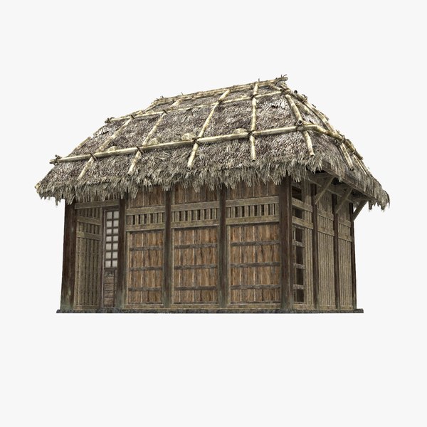 3D Thatched cottage in ancient architecture - TurboSquid 1892062
