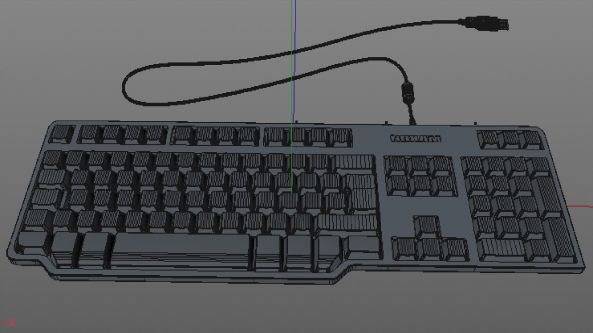 KeyBoard 3D - TurboSquid 2066432