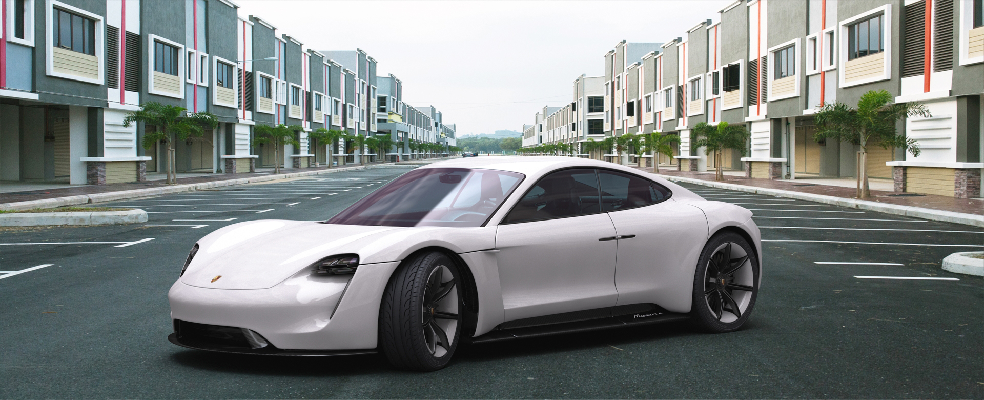 Porsche Mission E 2019 Model - TurboSquid 1470414