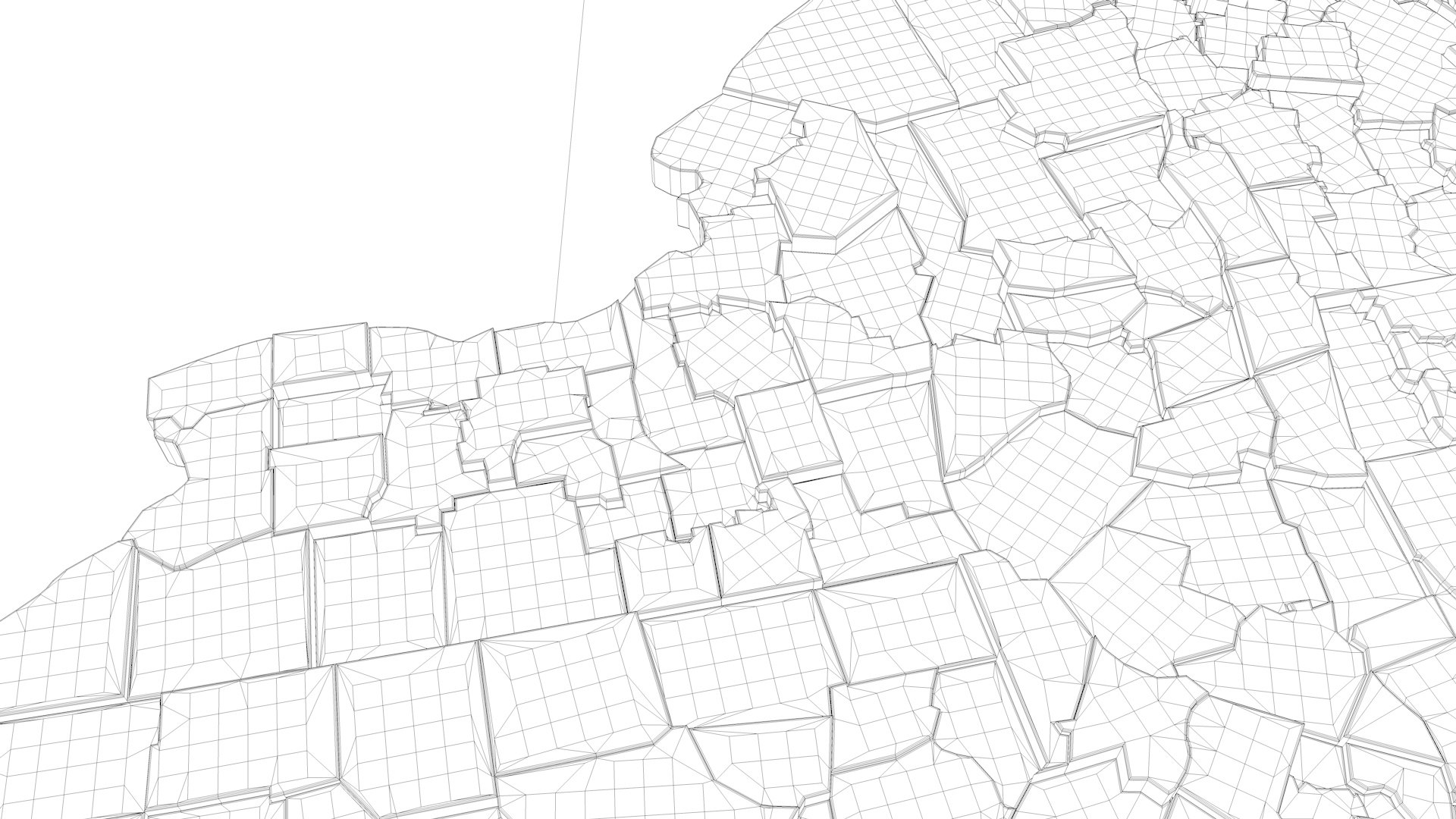 3D Map Of United States Of America With All Counties - USA - TurboSquid ...
