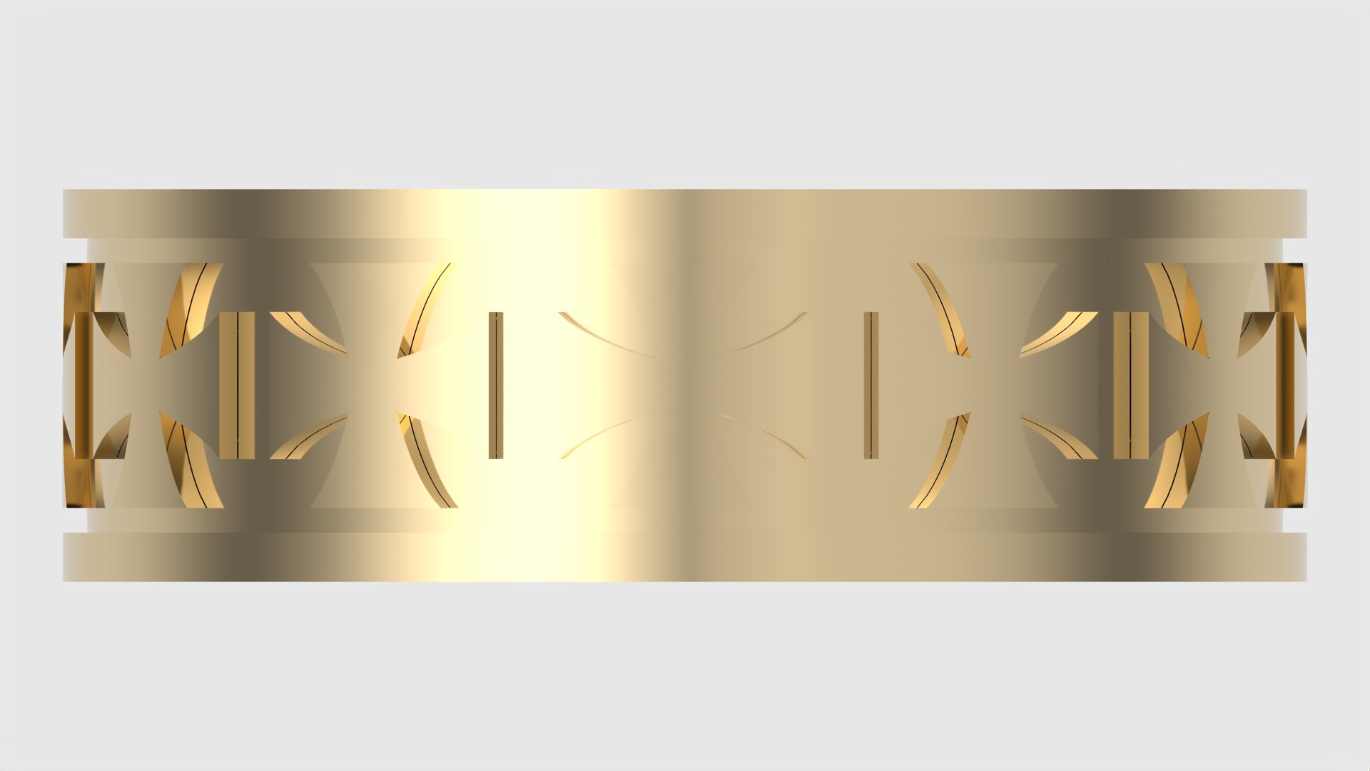 3D Model Intricate Geometric Band Ring JDBCo - TurboSquid 2344646