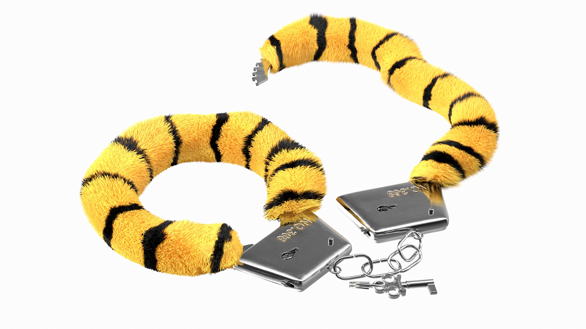 3D Tiger Handcuffs Hand Cuffs - TurboSquid 1699093
