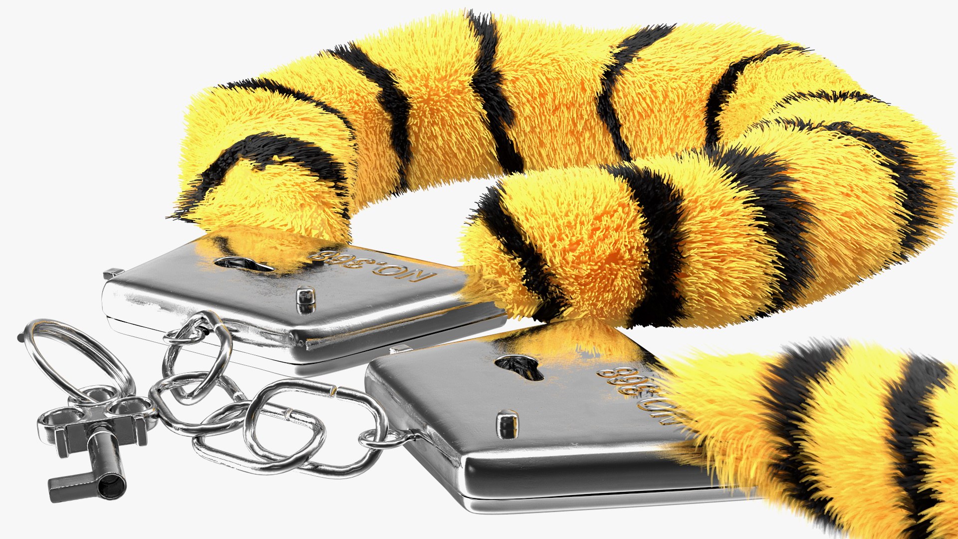 3D Tiger Handcuffs Hand Cuffs - TurboSquid 1699093