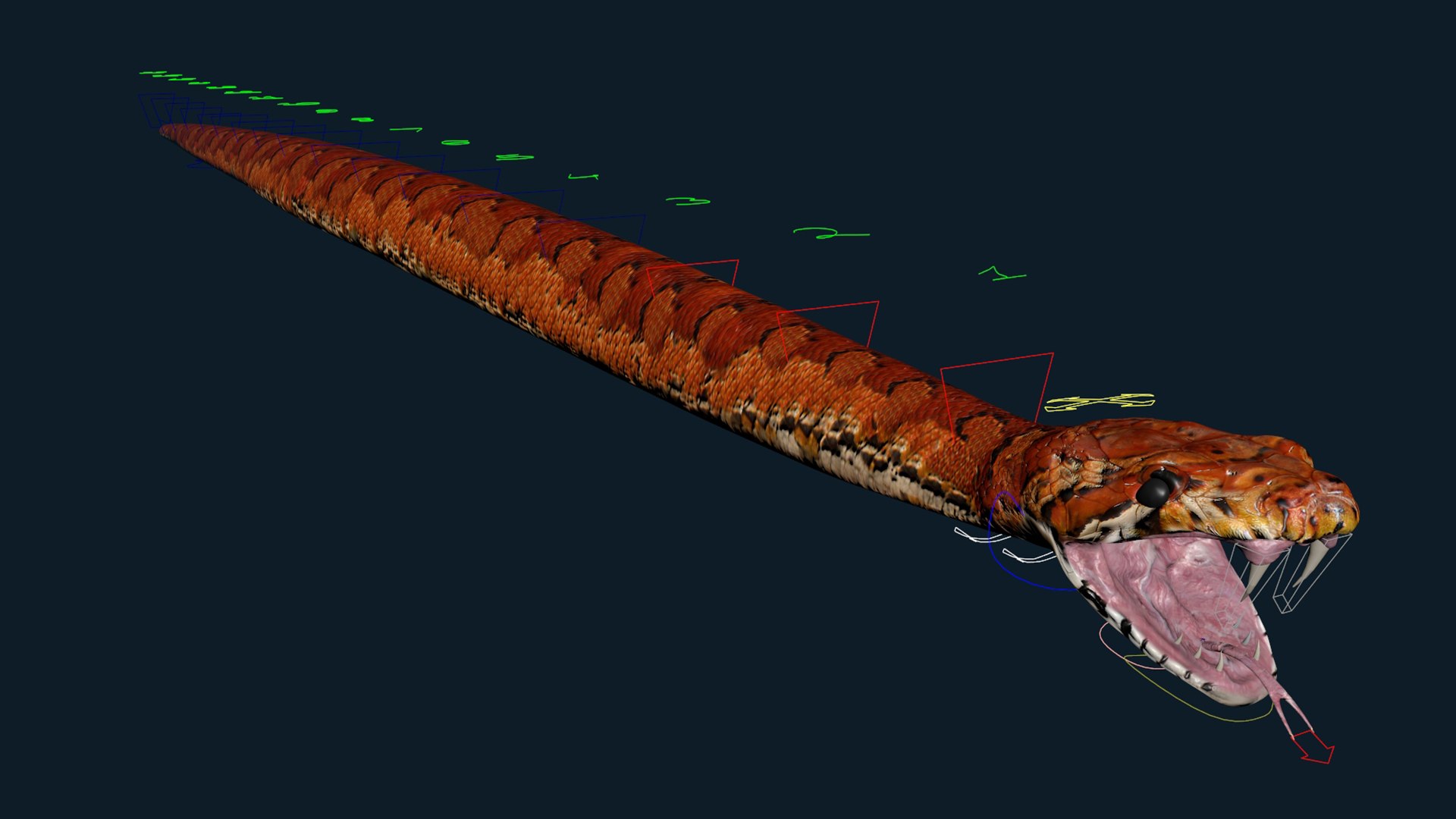 Snake 3D Model - TurboSquid 2144811