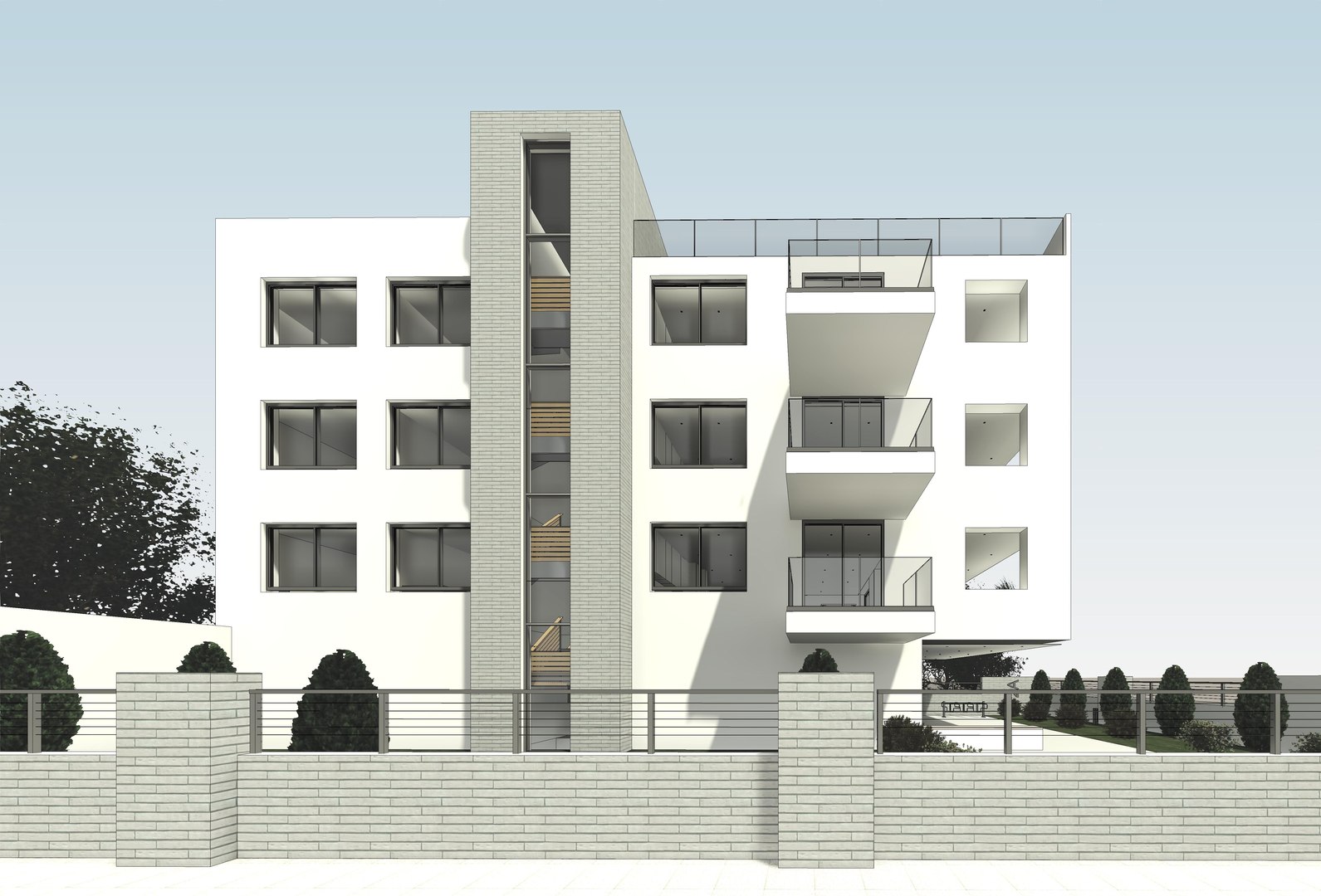 Residential building 03 model - TurboSquid 1749114