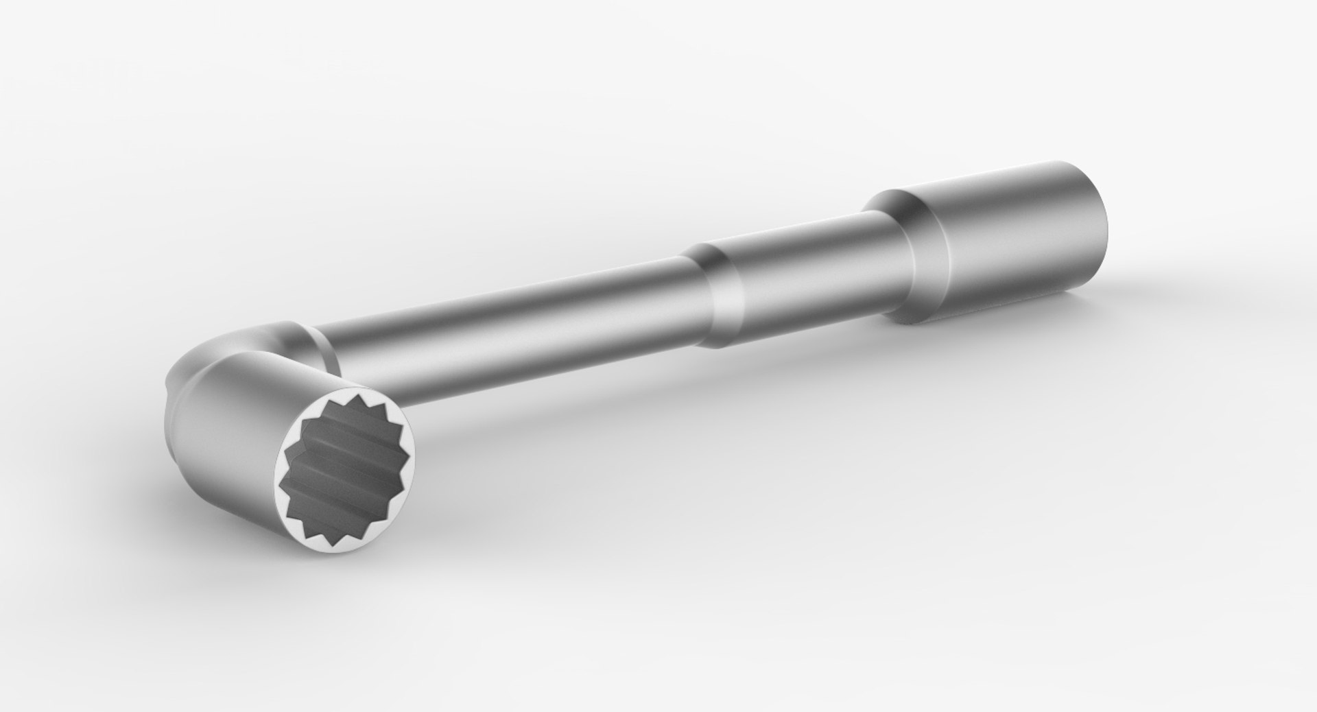 3d Angle Socket Wrench Model