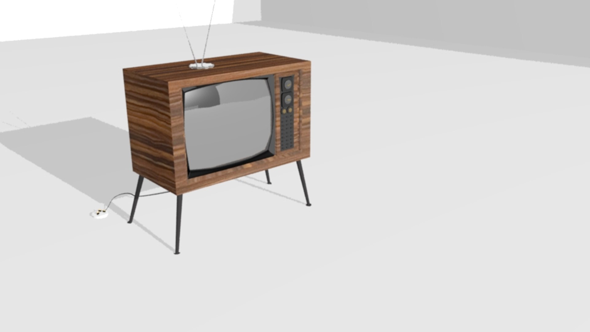 Free 3D Old Tv Model - TurboSquid 1209183