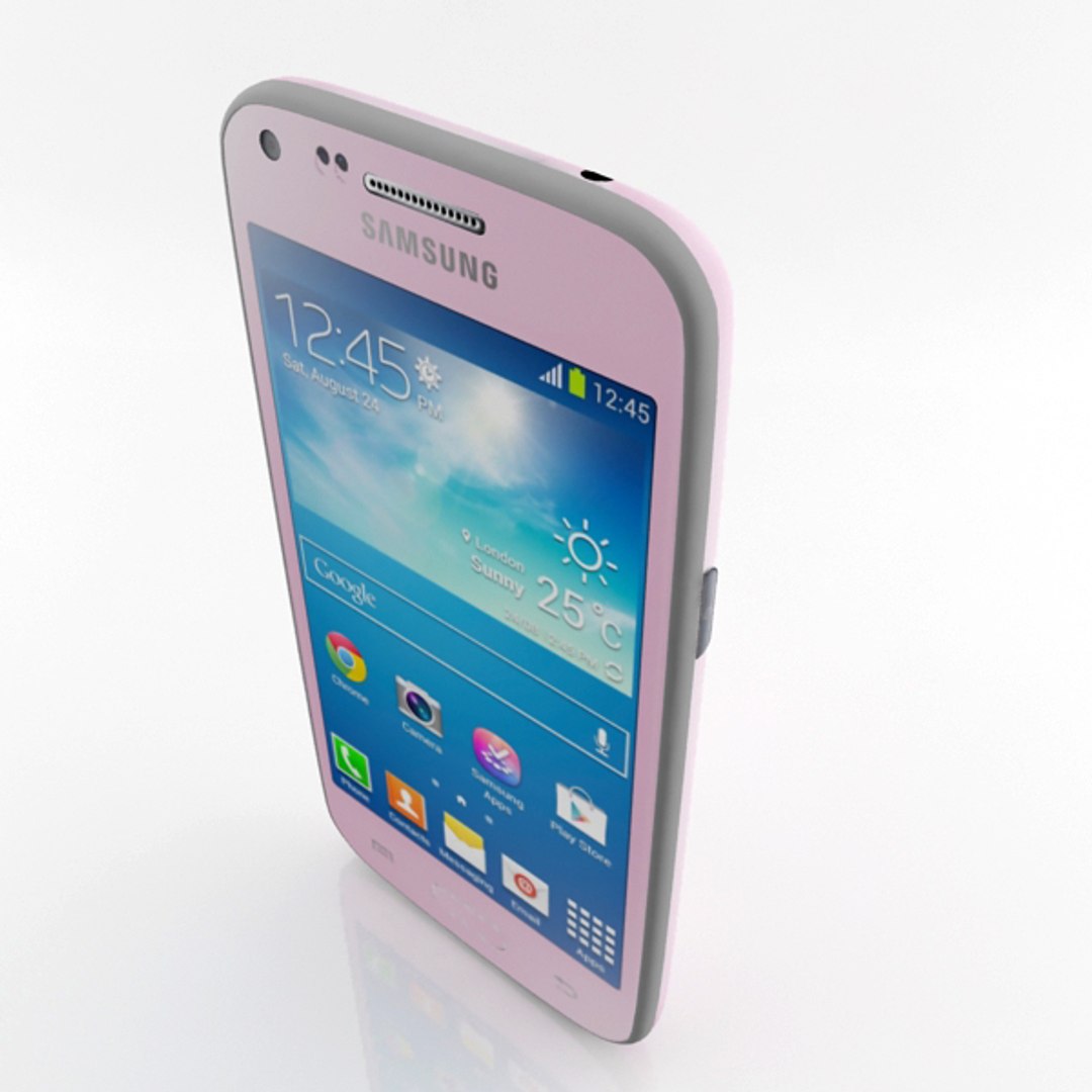 3d Model Samsung Galaxy Core Pink