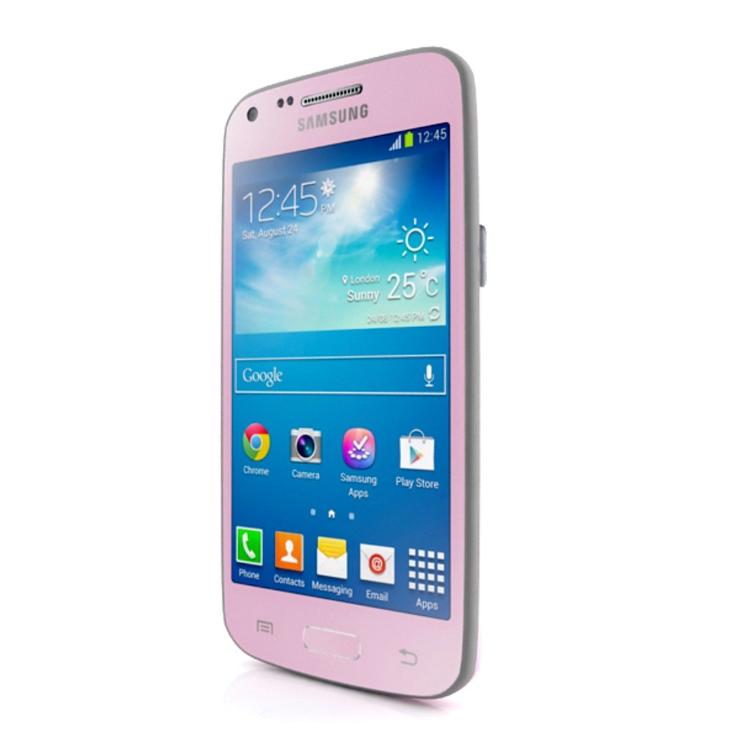 3d Model Samsung Galaxy Core Pink