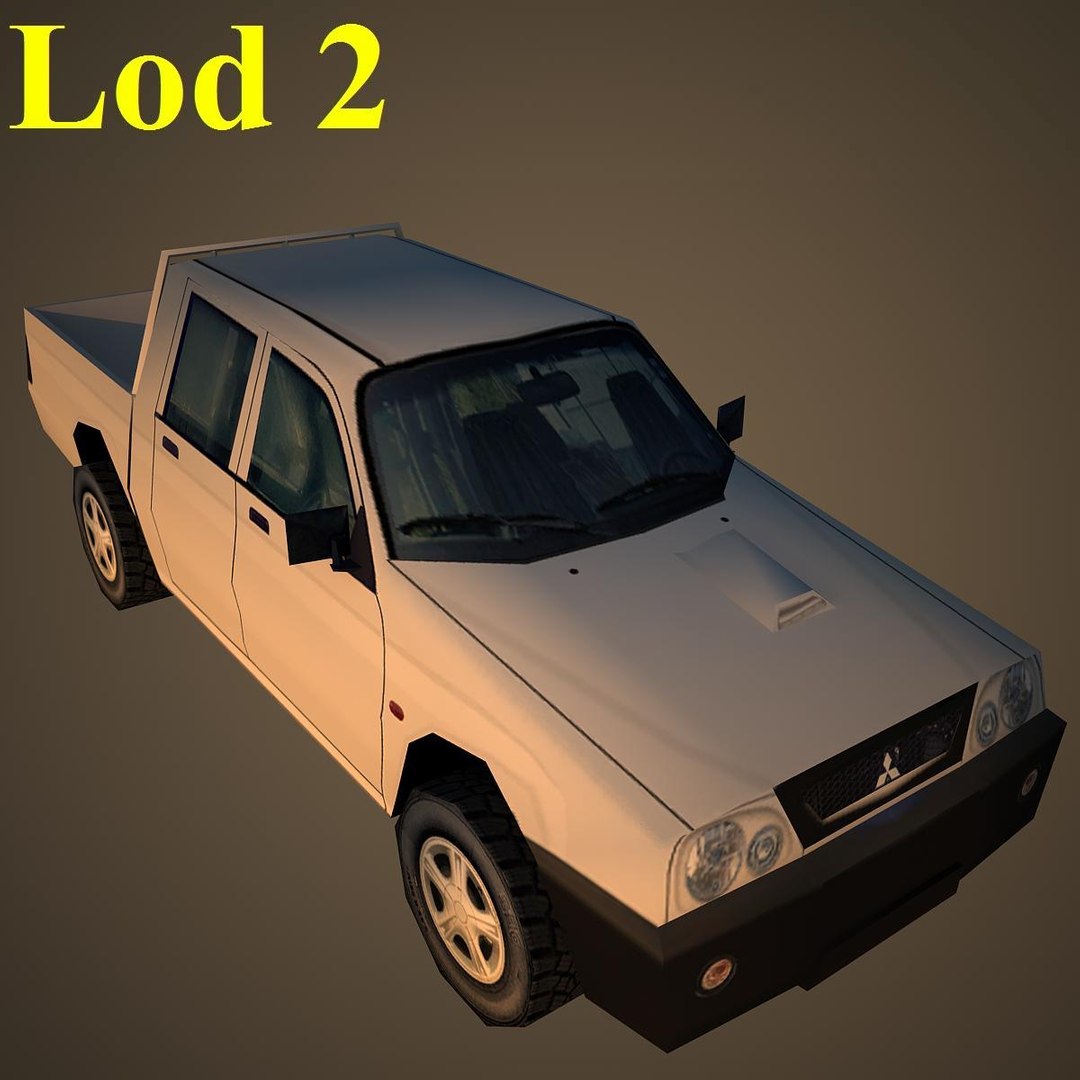 3d Model Mitsubishi L200 Basic