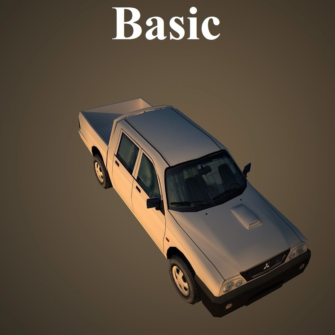 3d Model Mitsubishi L200 Basic