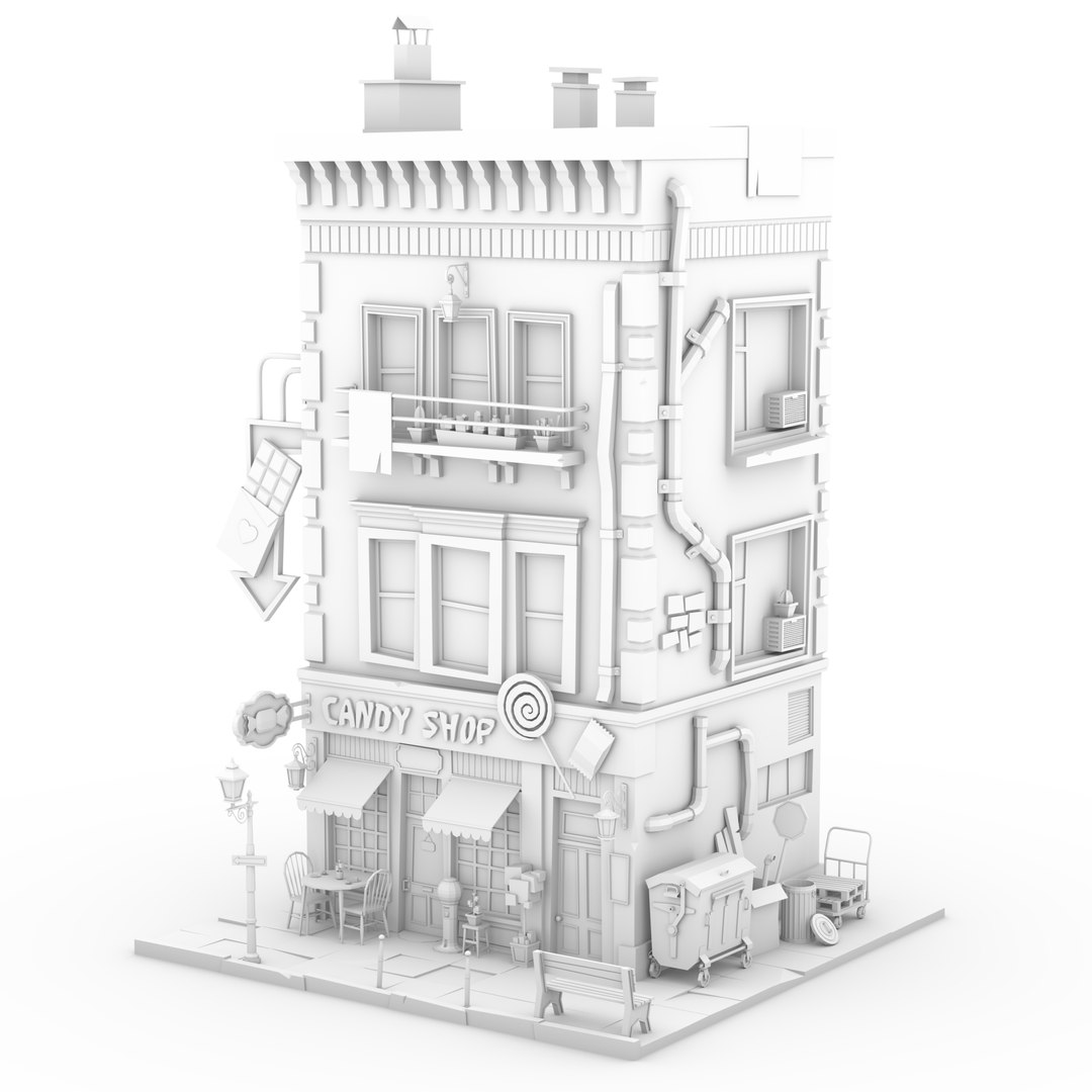 Candy Shop 01 3D - TurboSquid 2012495