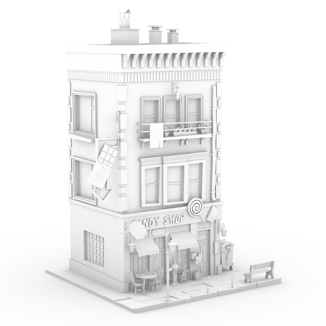Candy Shop 01 3D - TurboSquid 2012495