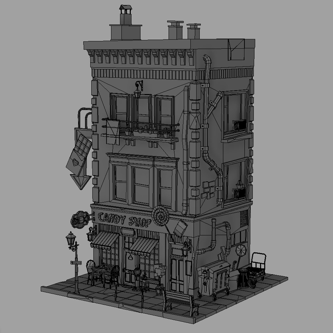 Candy Shop 01 3D - TurboSquid 2012495