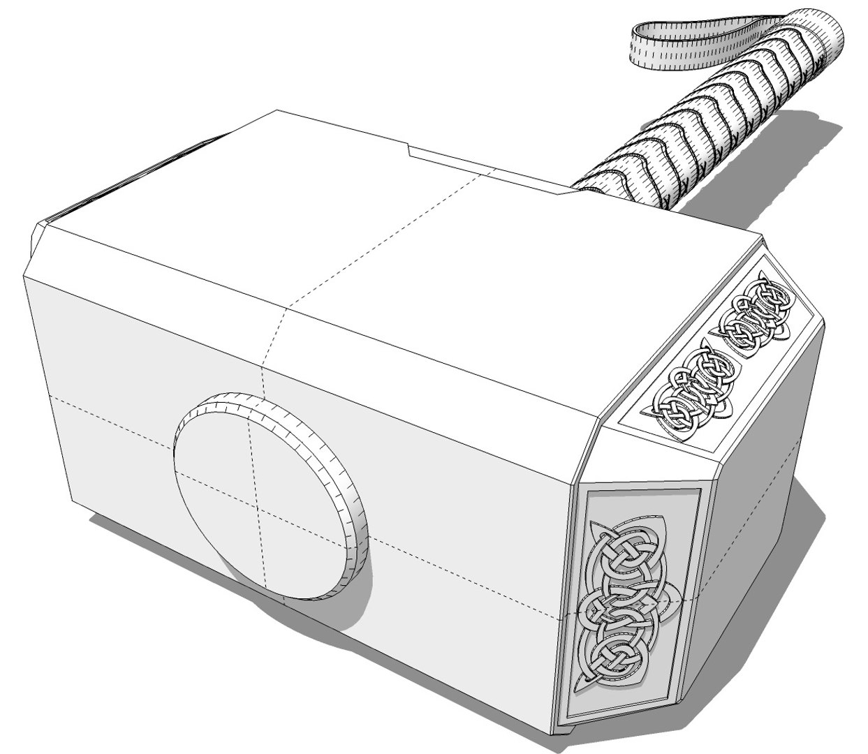 Thor Mjolnir 3d Model