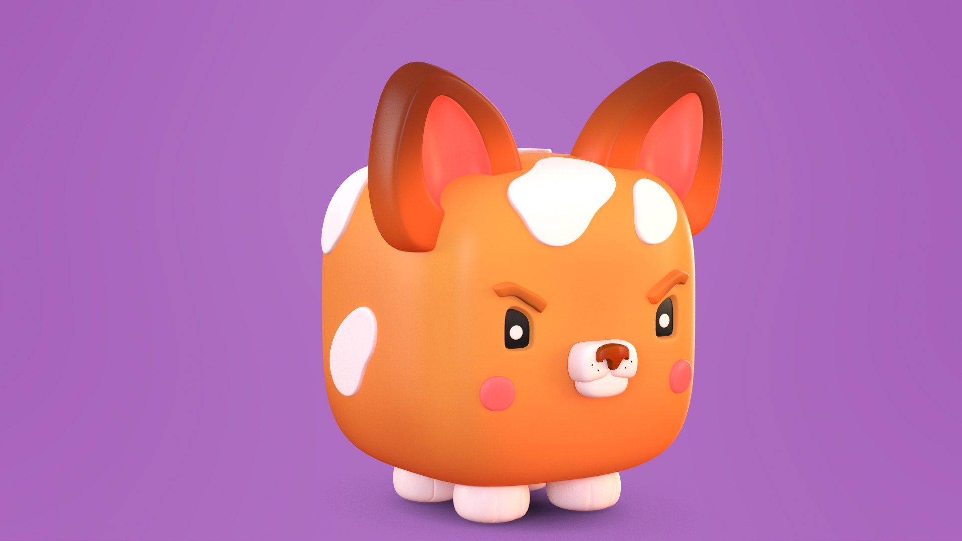 Cute Cartoon Dog 3D - TurboSquid 1535162