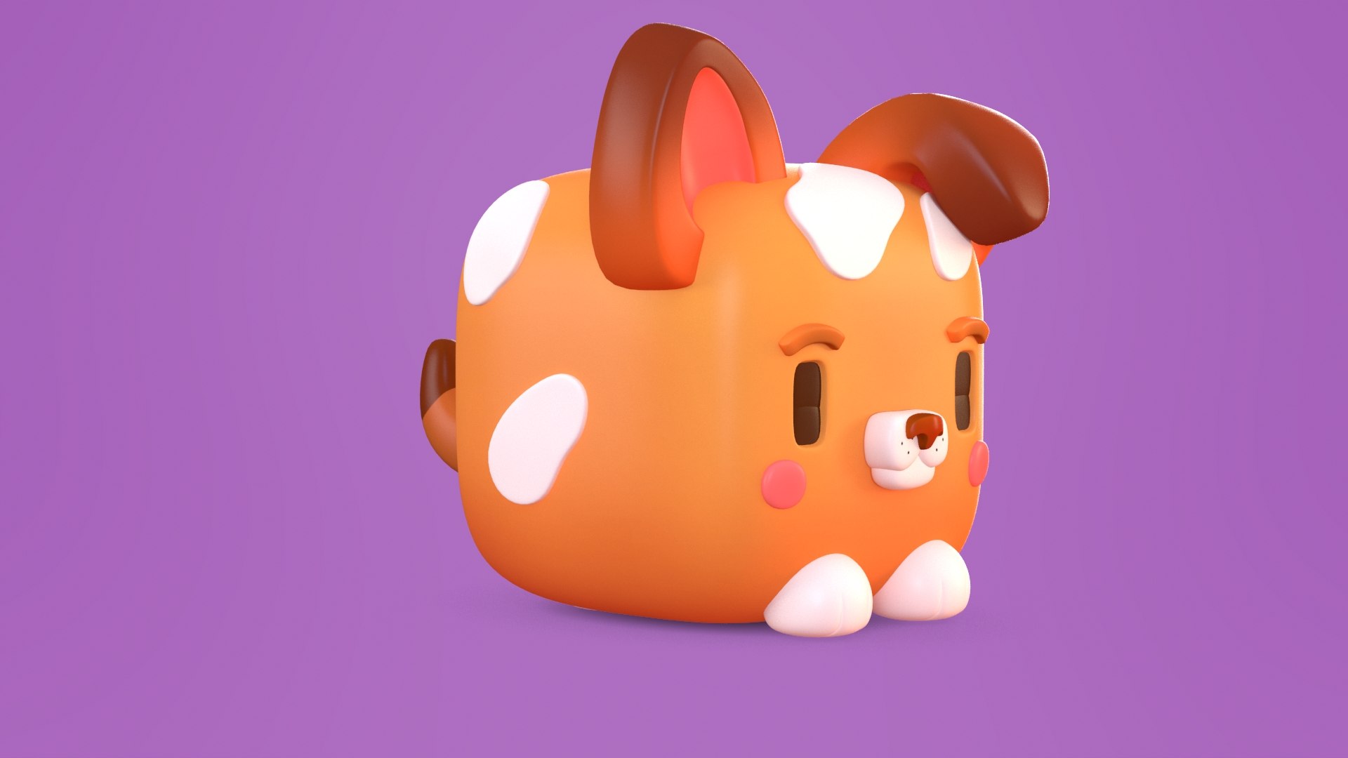Cute Cartoon Dog 3D - TurboSquid 1535162