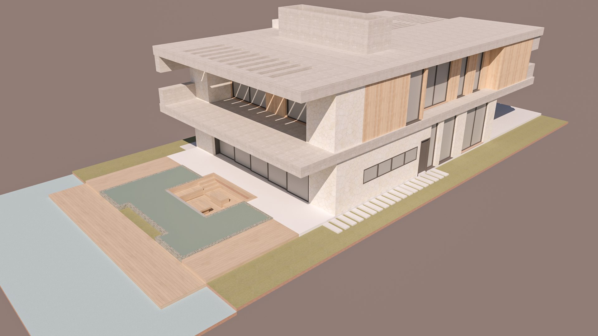 C House 3D Model - TurboSquid 2343571