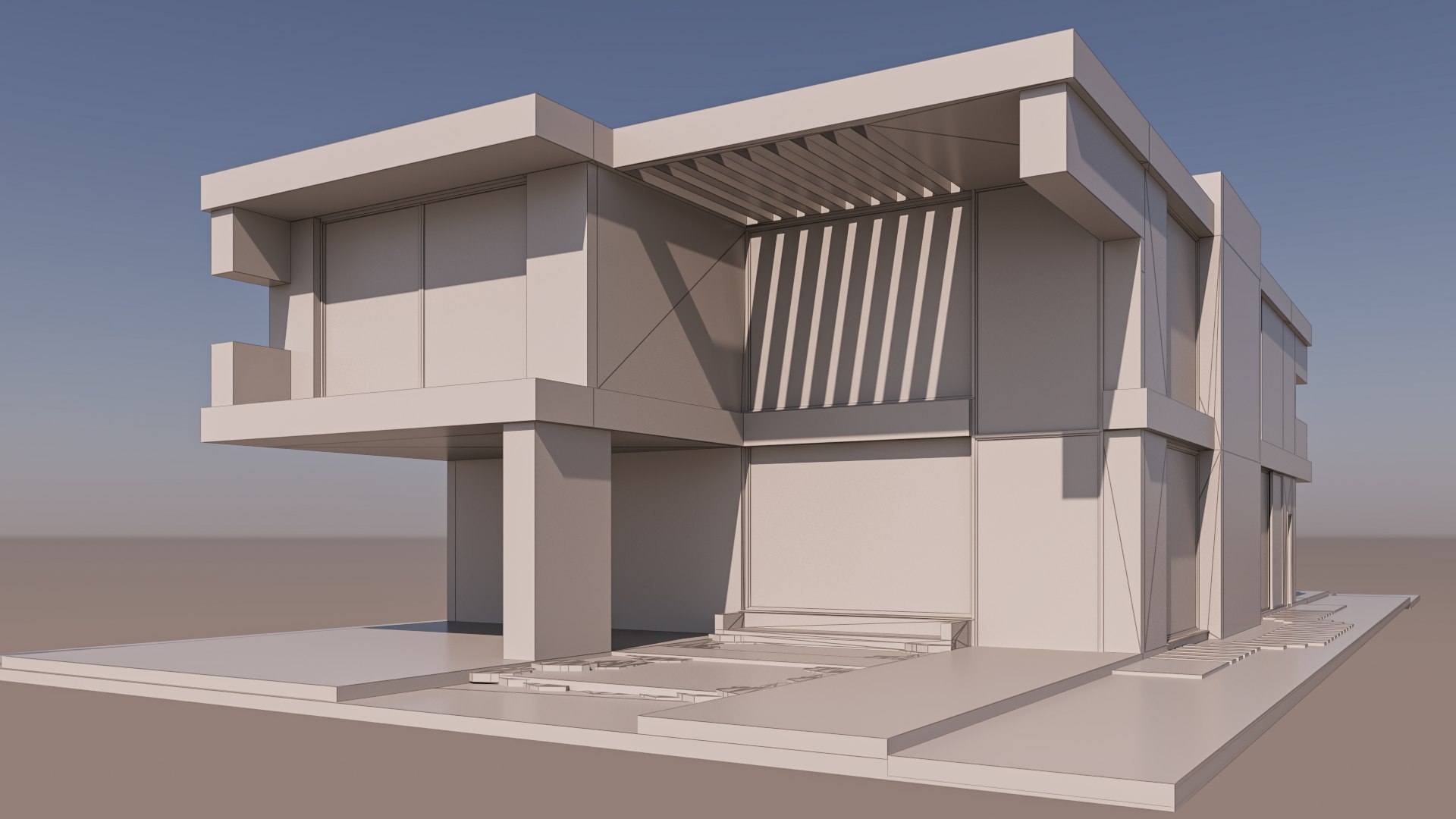 C House 3D Model - TurboSquid 2343571