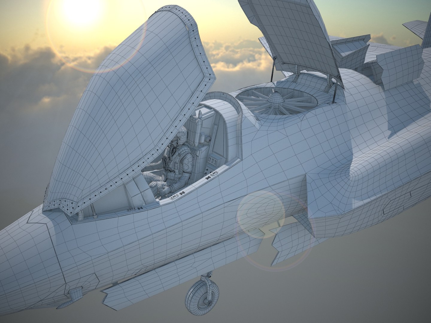 martin ii lightning 3d c4d