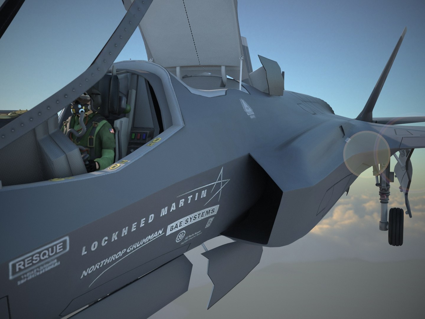 martin ii lightning 3d c4d