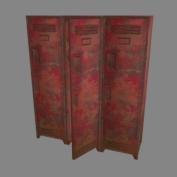Locker 3D model - TurboSquid 1303472