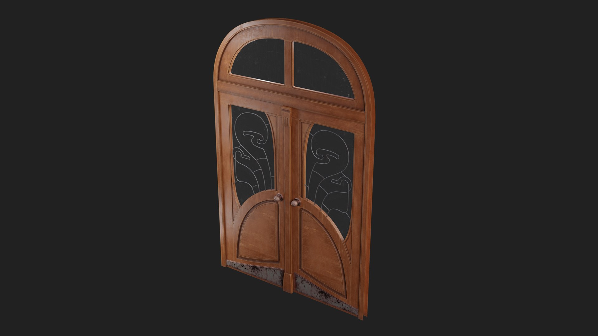Old Door Low-poly 3D model - TurboSquid 2040511