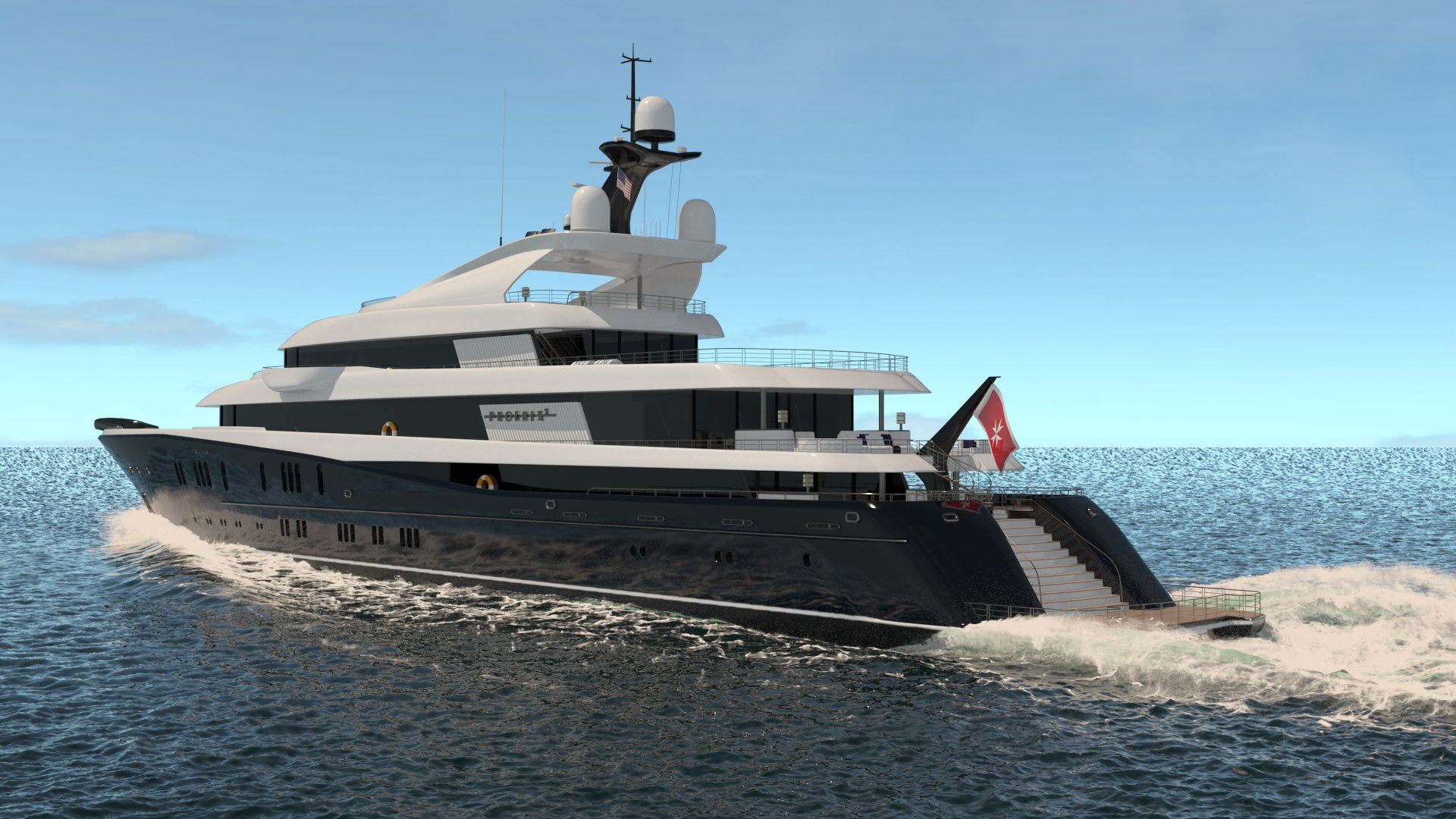 3D Phoenix2 Superyacht Dynamic Simulation - TurboSquid 2040065