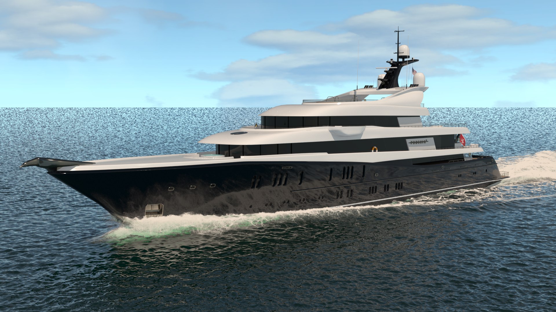 3D Phoenix2 Superyacht Dynamic Simulation - TurboSquid 2040065