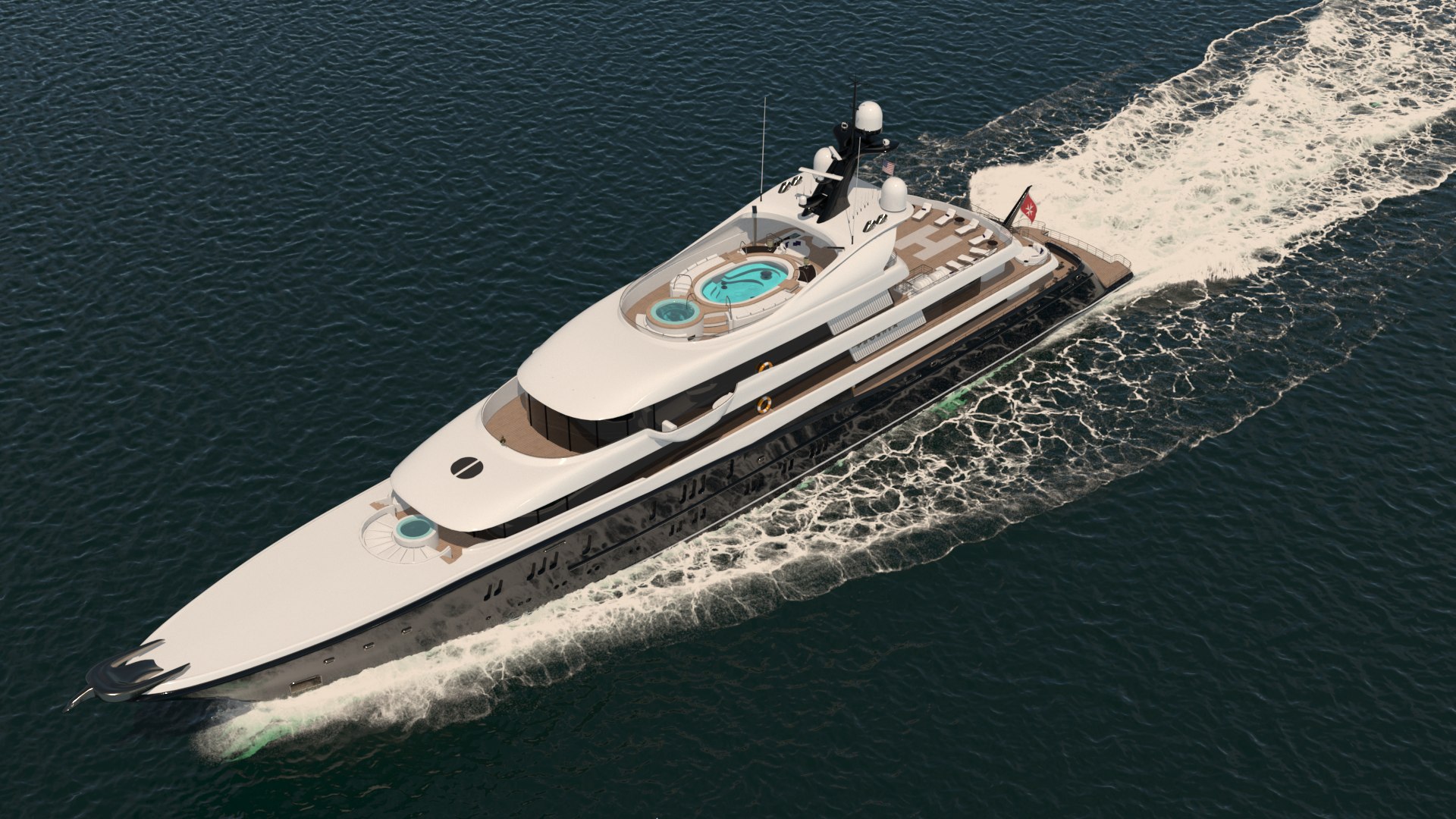 3D Phoenix2 Superyacht Dynamic Simulation - TurboSquid 2040065