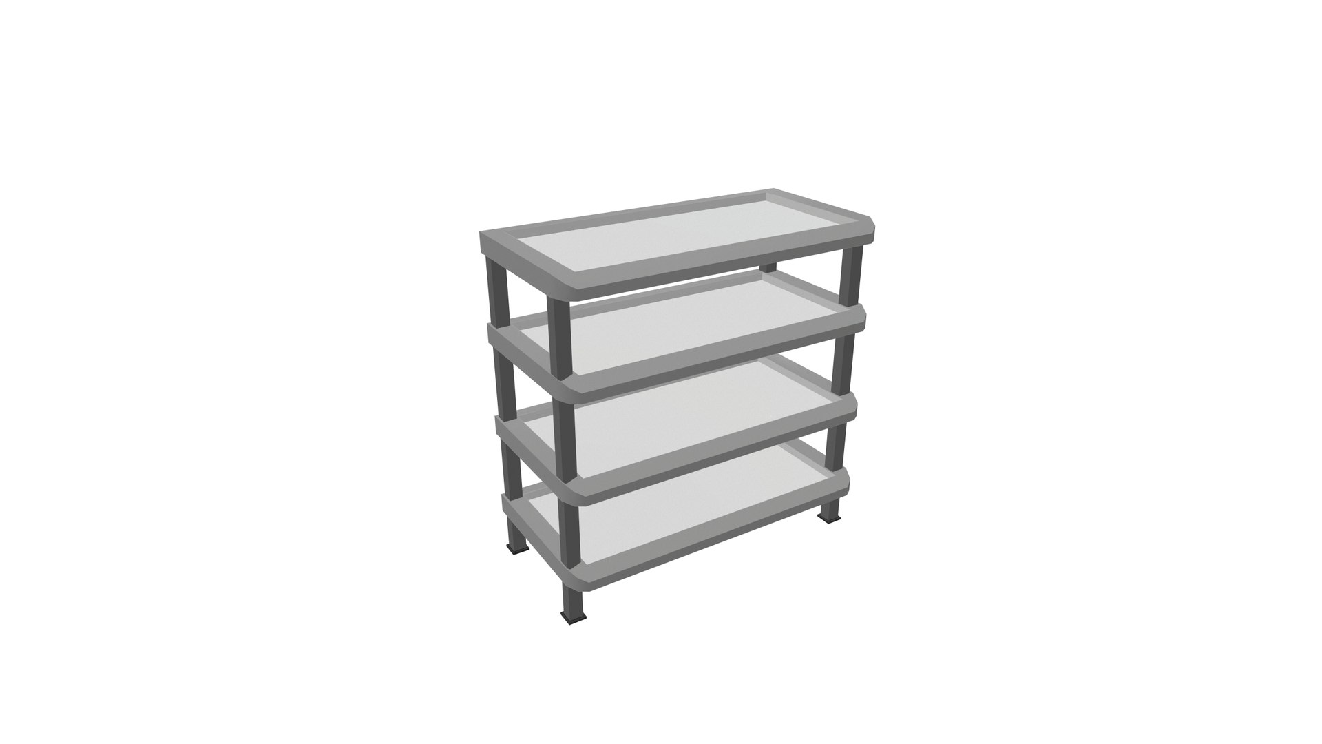 3D Plastic Rack - TurboSquid 2139263