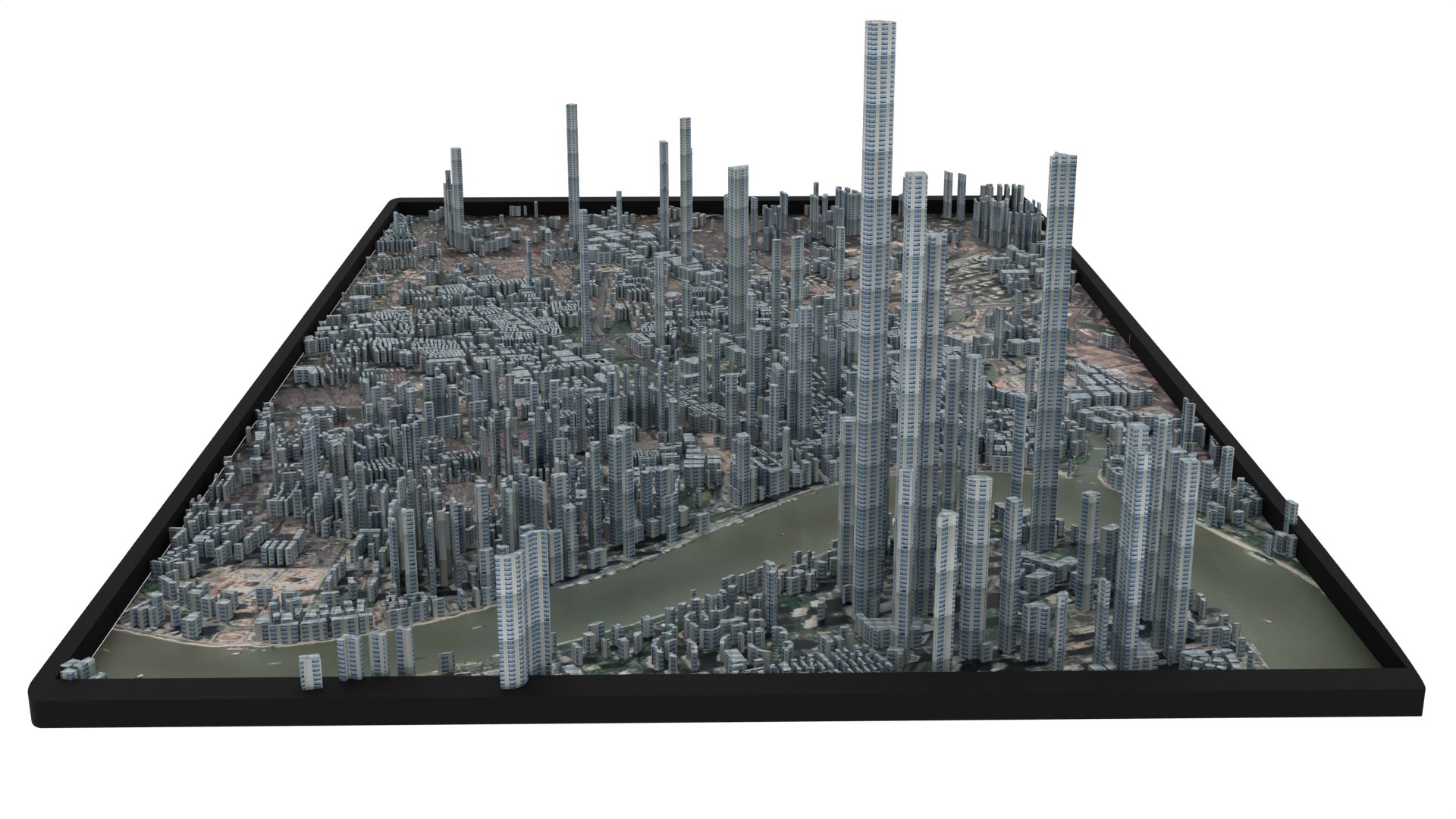 3D City Of Shanghai - TurboSquid 2035403