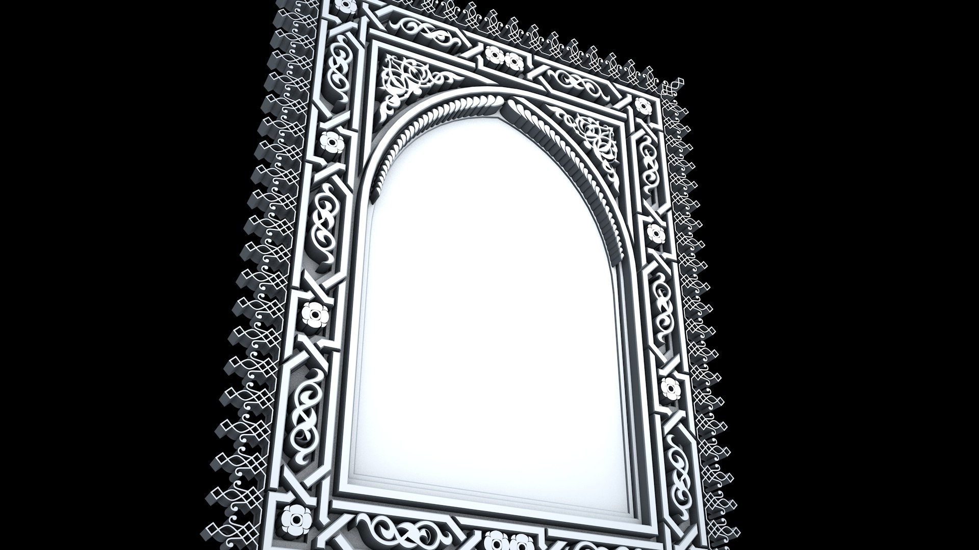 3D Model Islamic Arch - TurboSquid 1958666