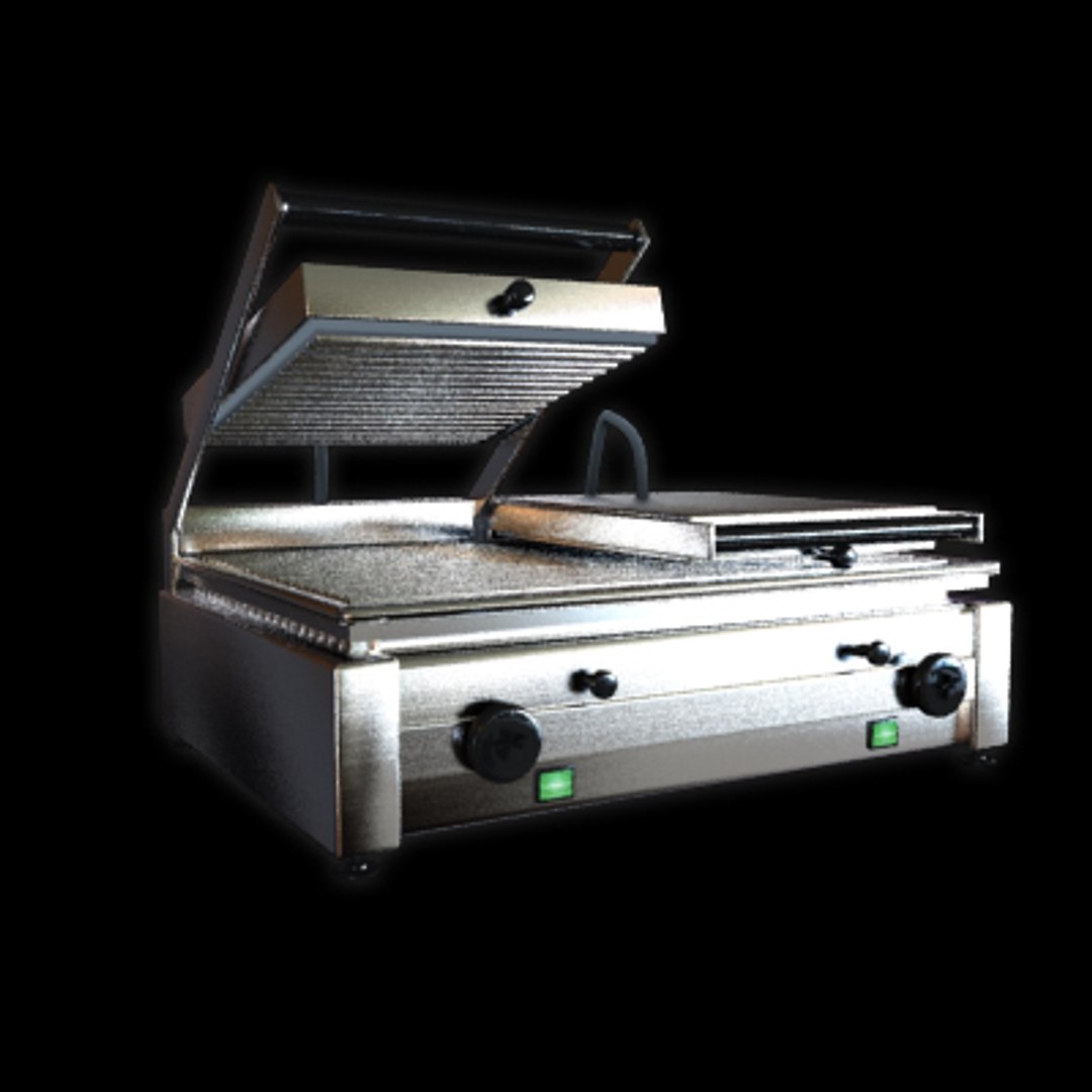 3d Panini Grill Model