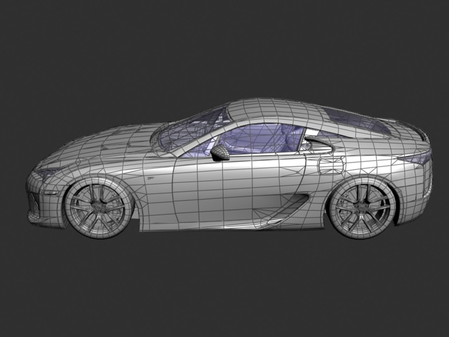 Modeled Lexus Lfa Car 3d Max