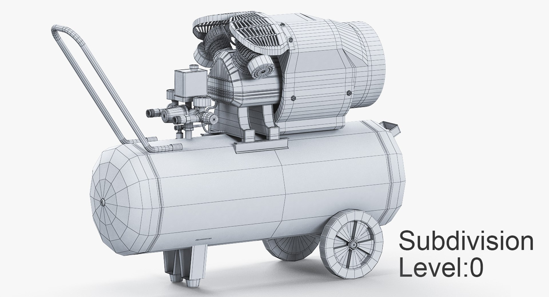 3D Air Compressor Model - TurboSquid 1485450