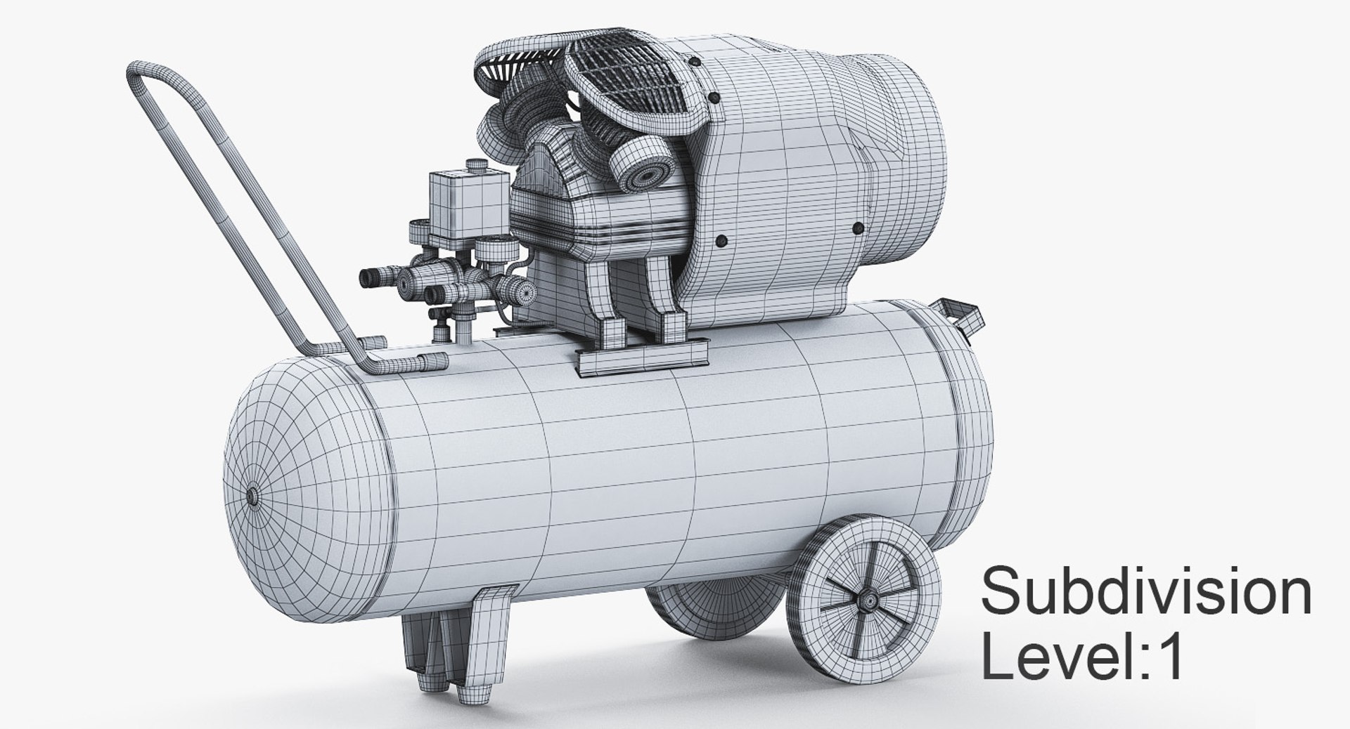 3D Air Compressor Model - TurboSquid 1485450