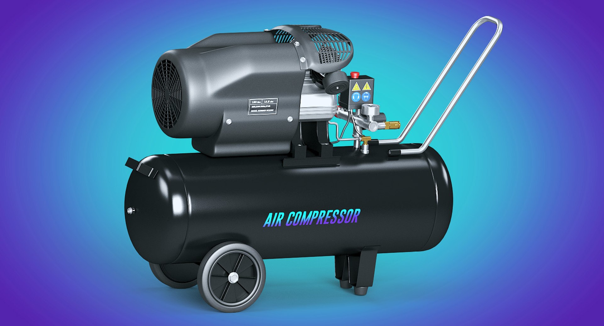 3D Air Compressor Model - TurboSquid 1485450