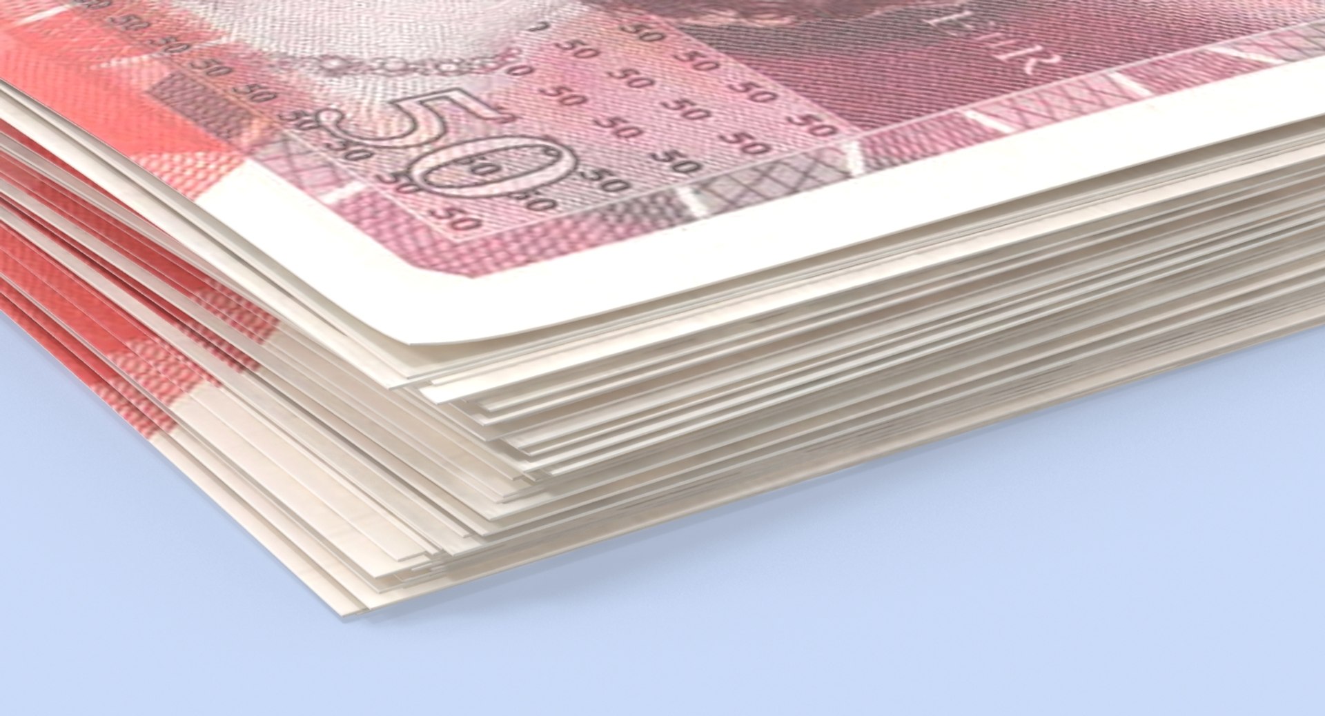 3D model 50-pound-note---pack | 1145027 | TurboSquid