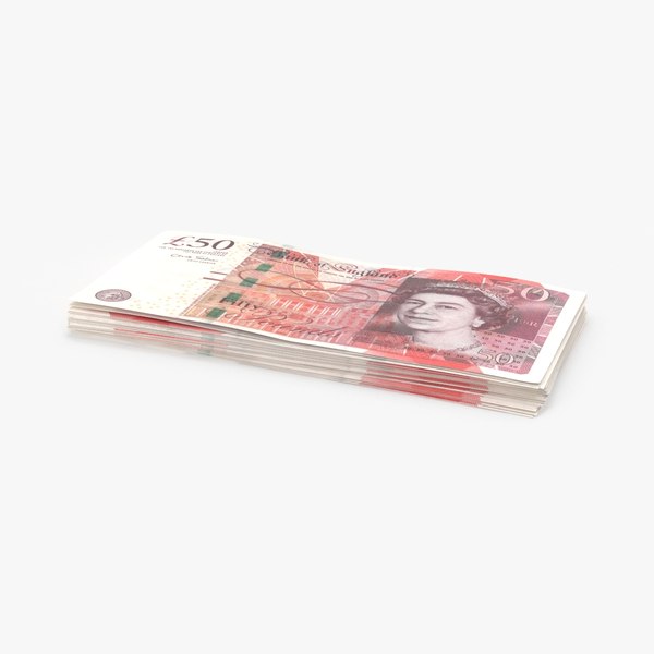 50 Pound Note 3D Models for Download | TurboSquid