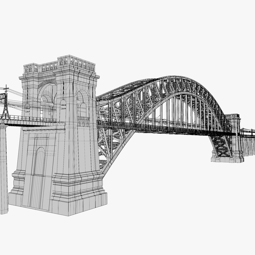 Hell Gate Bridge 3D Model - TurboSquid 2133793