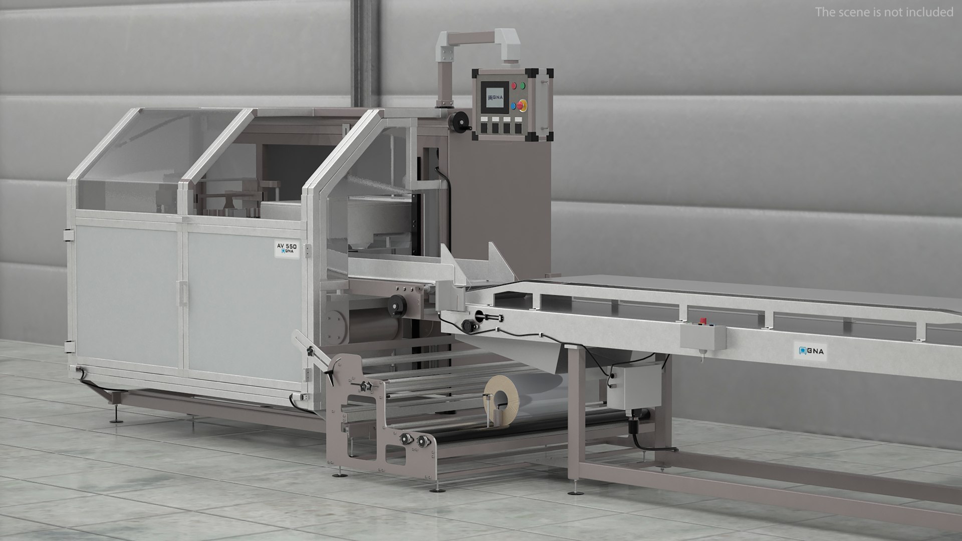 3D Flow Pack Packaging Machine AV550 - TurboSquid 2410993