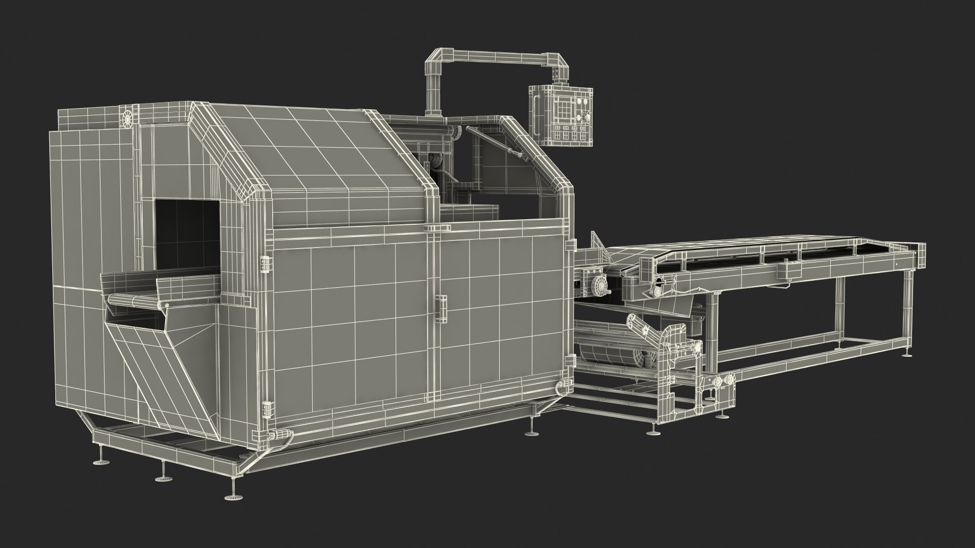 3D Flow Pack Packaging Machine AV550 - TurboSquid 2410993