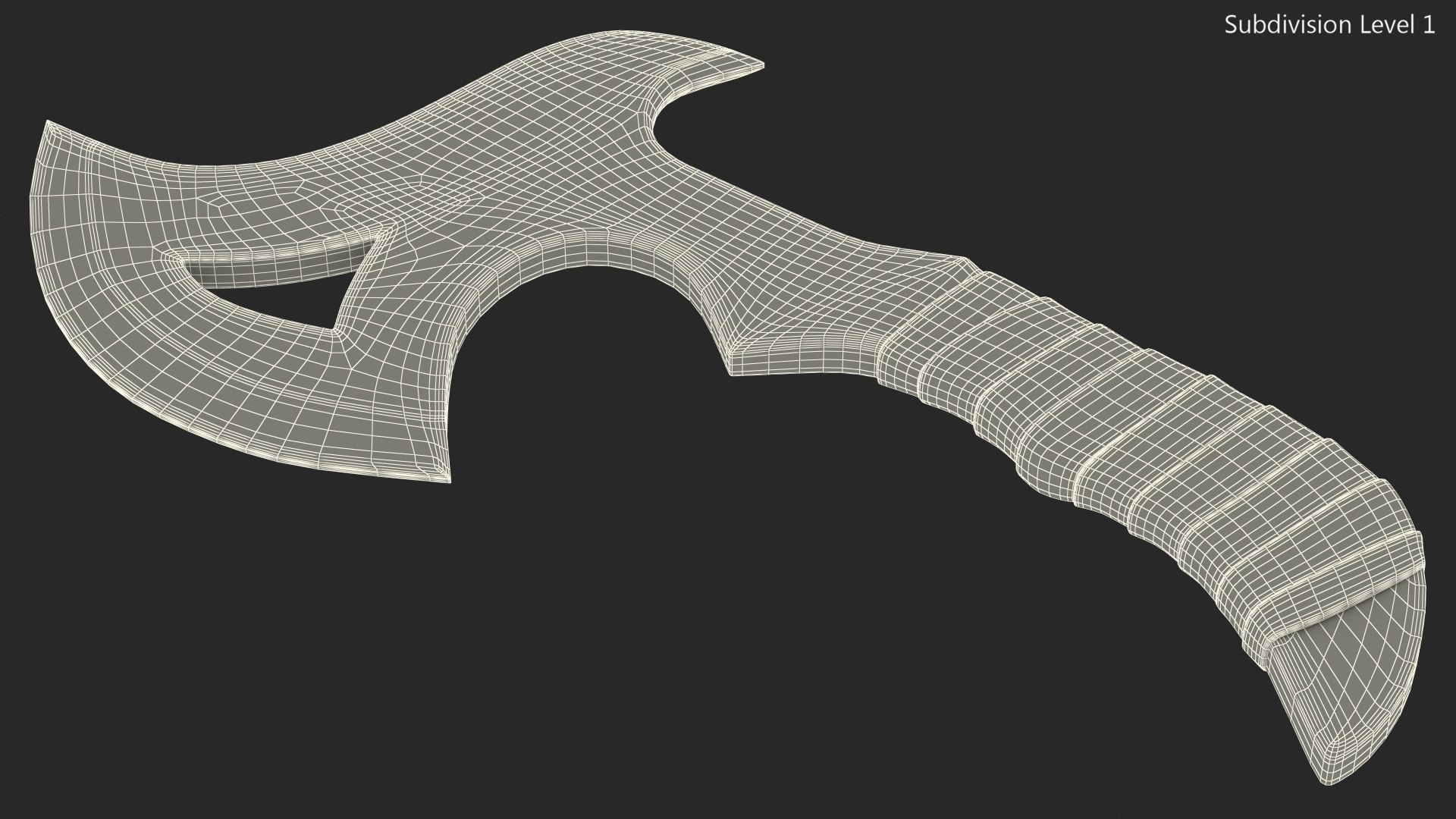 Fantasy throwing axe ax 3D model - TurboSquid 1618977